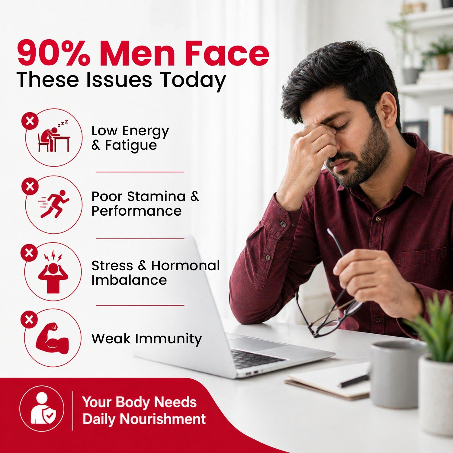 PurshVeda Vegan Capsules for Men | Strength & Vitality Support | 60 ...