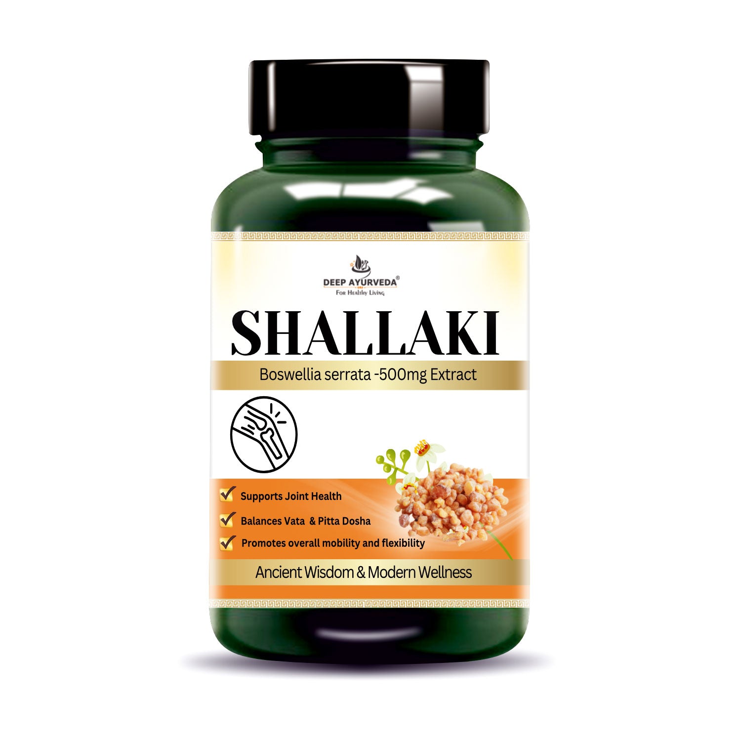 Shallaki Extract Vegan Capsule | Joint Health & Pain Relief